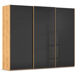 Schwebet&uuml;renschrank Rauch, B:271cm H:223cm T:68cm, schwarz, Holzwerkstoff, Schr&auml;nke, "Kleiderschrank Schrank Garderobe Schlafzimmerschrank