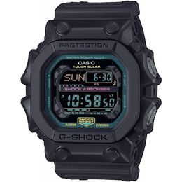 Casio G-SHOCK Herren Chronograph, schwarz, Armbanduhren, Armbanduhr, Solar, Herrenuhr, digital,bis 20bar wasserd.Resinarmband