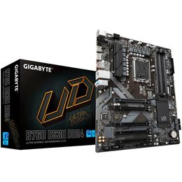 Gigabyte Mainboard "B760 DS3H DDR4", B:30,5cm H:3,5cm T:24,4cm, schwarz, Mainboards