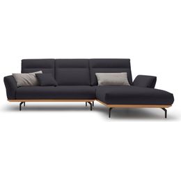 Ecksofa, B:298cm H:103cm T:183cm, schwarz, CREATION BY ROLF BENZ, Chenille COCO (72% Polyester 15% Baumwolle 13% Polyacryl), Wohnzimmer, Sofas,