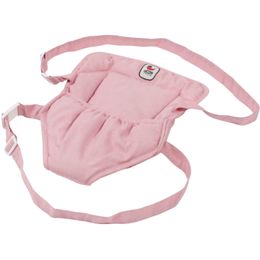 Bayer Chic 2000 CHIC2000 Jungen Puppen Bauchtrage "Melange rosa", rosa, Polyester, B:2cm H:25cm T:2cm, Puppenausstattungen