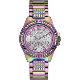 Guess Damen Multifunktionsuhr "LADY FRONTIER", bunt, Armbanduhren, Armbanduhr, Quarzuhr, Damenuhr