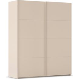 Schwebet&uuml;renschrank Rauch, B:181cm H:223cm T:68cm, beige, Holzwerkstoff, Schr&auml;nke, "Kleiderschrank Schrank Garderobe Schlafzimmerschrank SCALE-FYRA",