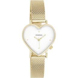 Oozoo Damen Quarzuhr, gold, Armbanduhren, Armbanduhr, Damenuhr, analog