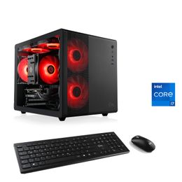 CSL PC "Cube V24174", Microsoft Windows 11 Home (64 Bit), 32 GB RAM 1.000 GB SSD, schwarz, Desktop-PCs