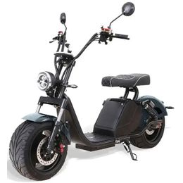 Sxt ScooterS E-Motorroller "Chopper S PRO", 45 km/h, grau, Elektromotorroller, bis zu 90 km Reichweite