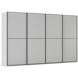 Schwebetürenschrank Rauch, B:360cm H:223cm T:68cm, grau, Holzwerkstoff, Schränke, "Kleiderschrank Schrank Garderobe Schlafzimmerschrank SCALE-DUO",