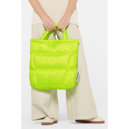 Beuteltasche SENSES.THE LABEL, Damen, Gr. B/H/T: 40cm x 45cm x 10cm, new lime, Polyamid, unifarben, Taschen, mit Innenfach