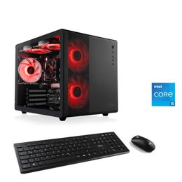 CSL PC "Cube V24128", Microsoft Windows 11 Home (64 Bit), 32 GB RAM 1.000 GB SSD, schwarz, Desktop-PCs