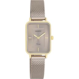 Oozoo Damen Quarzuhr, grau, Armbanduhren, Armbanduhr, Damenuhr, analog