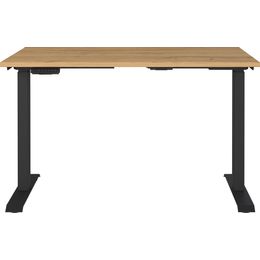 Schreibtisch Germania, B:120cm H:120cm T:80cm, schwarz, Büro, Tische, "GW-Agenda elektrisch höhenverstellbar (72-120 cm)", mit Memory-Funktion &