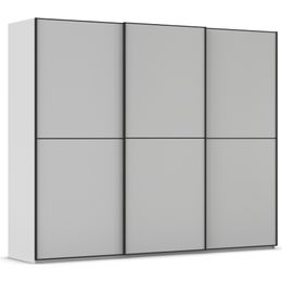 Schwebet&uuml;renschrank Rauch, B:271cm H:223cm T:68cm, grau, Holzwerkstoff, Schr&auml;nke, "Kleiderschrank Schrank Garderobe Schlafzimmerschrank SCALE-DUO",