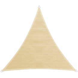 Sonnensegel Windhager, B:400cm T:400cm, beige, Polyethylen, Sonnensegel, "Capri Dreieck", 4x4x4m, champagner