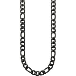 Bruno Banani Damen Edelstahlkette "Schmuck Geschenk Halsschmuck Halskette", Edelstahl, L: 55 B: 7,2mm, schwarz, Edelstahl, B:7,2mm, Halsketten