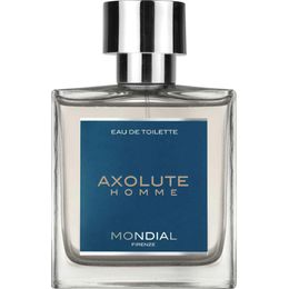 Eau de Toilette "Axolute Homme", 100ml, blau, MONDIAL ANTICA BARBERIA, Parfüms, Frischer, mediterraner Duft mit zitrusartigen und würzigen Noten.