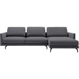Ecksofa, B:280cm H:91cm T:172cm, schwarz, CREATION BY ROLF BENZ, Wohnzimmer, Sofas, "CR.414, Designecksofa, Polsterecke, L-Form", wahlweise aus