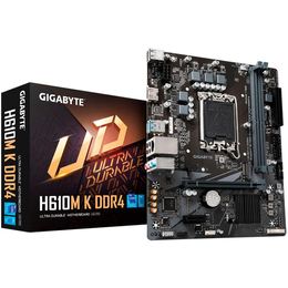 Gigabyte Mainboard "H610M K DDR4", B:22,6cm H:3,5cm T:18,5cm, schwarz, Mainboards