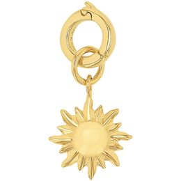 Amor Damen Charm Sonne "2038519", gold, Silber 925 (Sterlingsilber), Charms