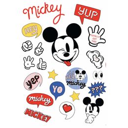 Komar Wandtattoo "Its a Mickey Thing - Größe 50 x 70 cm", B/H/T: 50cm x 70cm, Weihnachten, bunt, Wohnzimmer, Wandtattoos, selbstklebend, Wandsticker,