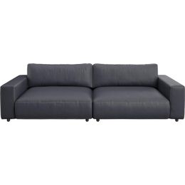 Big-Sofa Musterring, B:252cm H:81cm T:124cm, braun, Flachgewebe FLORIS (100% Polyester);Flachgewebe VALMONT (60% Baumwolle/ 40% Leinen);Microfaser