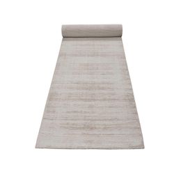 Teppich Esprit, B:80cm H:8mm L:300cm, beige, Polyester, Wohnzimmer, Teppiche, "Gil, ESP-39954, auch als Läufer erhältlich", handgewebt, seidig