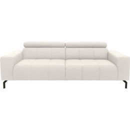 2,5-Sitzer DOMO collection, B:238cm H:79cm T:104cm, beige, Echtleder, Sofas, "Cunelli zeitlos und elegant, moderne Sitzn&auml;hte als Designelement",