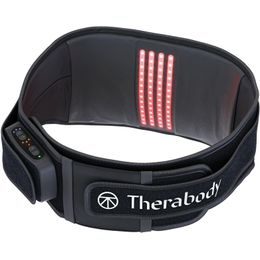 Therabody Wärmegürtel "ThermBack LED Therapiebandage mit Ferninfrarot, LED, Wärme, Vibration", schwarz, B:4cm H:23cm L:130cm, Heizkissen, Lindert