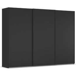 Schwebetürenschrank Rauch, B:301cm H:223cm T:68cm, schwarz, Holzwerkstoff, Schränke, "Kleiderschrank Schrank Garderobe Schlafzimmerschrank CONTIDO",