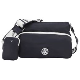 JOOP! JOOP JEANS Damen Umh&auml;ngetasche "lietissimo jasmina shoulderbag shz", blau, Nylon, unifarben, Taschen, Handtasche Damen Tasche Damen Schultertasche