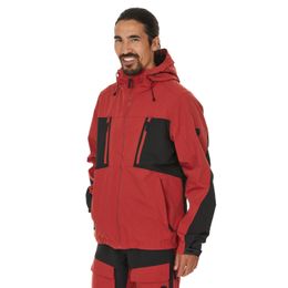 WHISTLER Damen Outdoorjacke "ELDON M", rot, Gr. XXL, unifarben, 65% Polyester, 35% Baumwolle, Jacken, aus atmungsaktivem Material