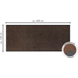 Fu&szlig;matte ANDIAMO, B:120cm H:5mm L:400cm, braun, Kunstfaser, Au&szlig;enbereich, Teppiche, "Easy, Made in Netherlands", Schmutzfangmatte, rutschhemmend,