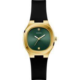 Guess Damen Quarzuhr "EVE", schwarz, Armbanduhren, Armbanduhr, Damenuhr