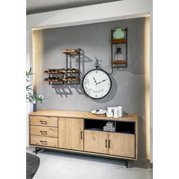 Sideboard GUTMANN FACTORY, B:120cm H:80cm T:43cm, beige, MDF, Wohnzimmer, Sideboards, Kommode, Breite 120 cm