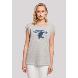 F4NT4STIC Damen T-Shirt "Harry Potter Ravenclaw Sport Emblem", grau, Gr. XXL, Obermaterial: 100% Baumwolle, Shirts, Print