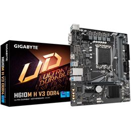 Gigabyte Mainboard "H610M H V3 DDR4", B:23cm H:3,5cm T:21,5cm, schwarz, Mainboards
