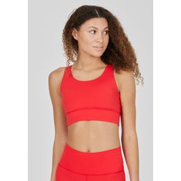 ENDURANCE ATHLECIA ATHLECIA Damen Sport-BH "Gaby", Gr. XL, rot, 75% Nylon, 25% Elasthan, unifarben, BHs, aus feuchtigkeitsregulierendem Material