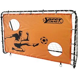 BEST Sporting Fußballtor "Fußballtor mit Torwand 2 Schusslöcher", B/H/L: 180cm x 120cm x 60cm, 1 Stk., bunt, Sport-Tore