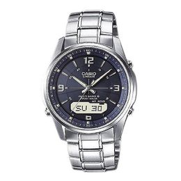 CASIO FUNK Damen Funkchronograph "LCW-M100DSE-2AER", silber, Armbanduhren, Solaruhr, Armbanduhr, Herrenuhr, Edelstahlarmband, Saphirglas