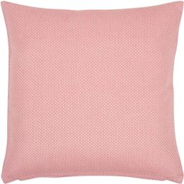 Dekokissen Pad, B:40cm L:40cm, pink, Obermaterial: 100% Baumwolle, Dekokissen_Sitzkissen_Kissenhüllen, "CANE", Made in Europe, Kissenhülle ohne