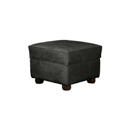 Polsterhocker Home Affaire, B:55cm H:73cm T:55cm, grau, 100% Polyester, Hocker, "CHARENTE, Chesterfield Hocker, Ma&szlig;e B/T/H: 55/55/73 cm", passend zur