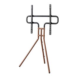 Hama TV-St&auml;nder "TV-Stand, 191 cm, 75 Zoll, h&ouml;henverstellbar, Holzoptik Walnuss, 40 Kg", B:75,1cm H:133,4cm T:54cm, braun, Ger&auml;tehalterungen