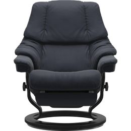 Relaxsessel stressless, B:88cm H:98cm T:77cm, blau, Leder BATICK: BATICK ist ein leicht korrigiertes, durchgefärbtes und genarbtes Möbelleder, bei