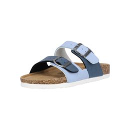 CRUZ Damen Sandale "Poapi", Gr. 36, blau, Leder, Polyurethane, Synthetik, Schuhe, im trendigen Color-Blocking-Design