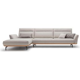 Ecksofa, B:338cm H:103cm T:183cm, grau, CREATION BY ROLF BENZ, Chenille COCO (72% Polyester 15% Baumwolle 13% Polyacryl), Wohnzimmer, Sofas,