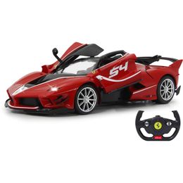 Jamara Kinder RC-Auto "Ferrari FXX K EVO 1:14 2,4 GHz", rot, Kunststoff, B:15cm H:8cm T:35cm, Fernlenkfahrzeuge