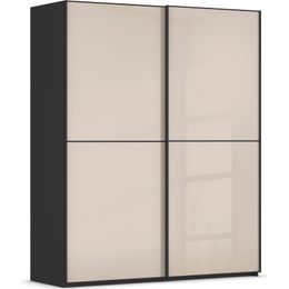 Schwebetürenschrank Rauch, B:181cm H:223cm T:68cm, beige, Holzwerkstoff, Schränke, "Kleiderschrank Schrank Garderobe Schlafzimmerschrank SCALE-DUO",