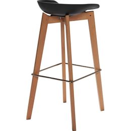 Barhocker Essentials, B:47cm H:90cm T:53cm, schwarz, Hocker, "Keeve", stapelbar