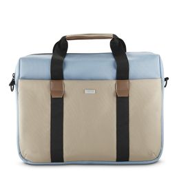 Hama Laptoptasche "Nachhaltige Notebooktasche für 34-36 cm (13,3 -14,1 Zoll), Trolleyband", B/H/T: 39cm x 31cm x 5cm, blau, Taschen, Recyceltes