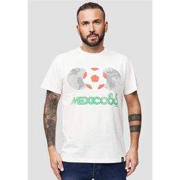 Recovered Damen T-Shirt "FIFA World Cup 1986", beige, Gr. S, bedruckt, 100% Baumwolle, Shirts, im zeitlosen Design