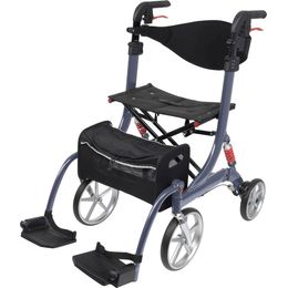BESCOMEDICAL Rollator "Spring Small Vario", grau, B:59,5cm H:83cm T:81cm, Rollatoren, Größe S (Sitzhöhe 52cm), inkl. Beinstützen